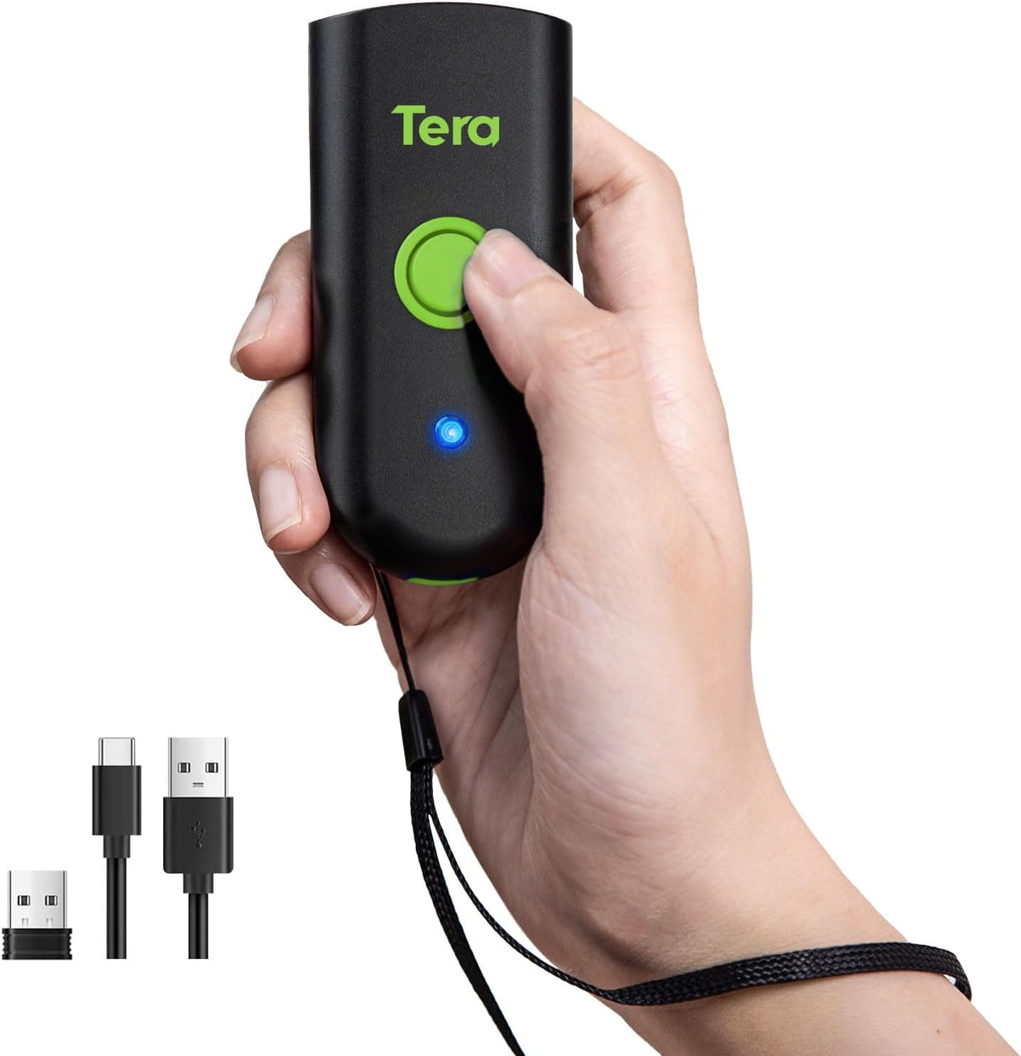 Tera Mini 1D Barcode Scanner: Pocket Waterproof Wireless Laser Scanner ...