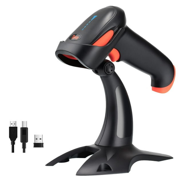 Tera Pro 2D QR Wireless Barcode Scanner Battery Level Indicator with ...