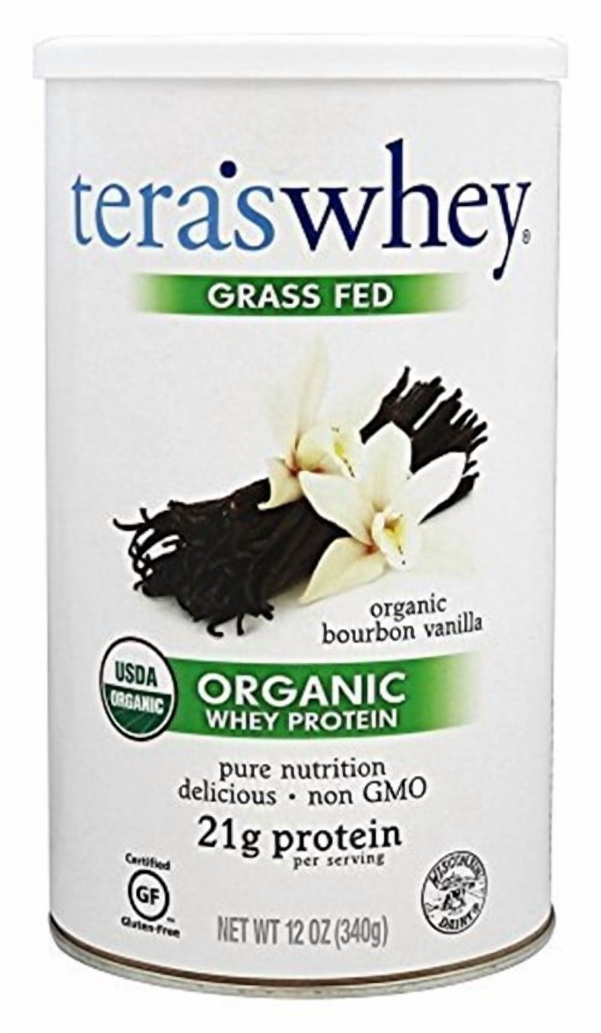 Tera's Whey Gluten-Free, Dairy Protein, Organic Whey Protein Powder ...