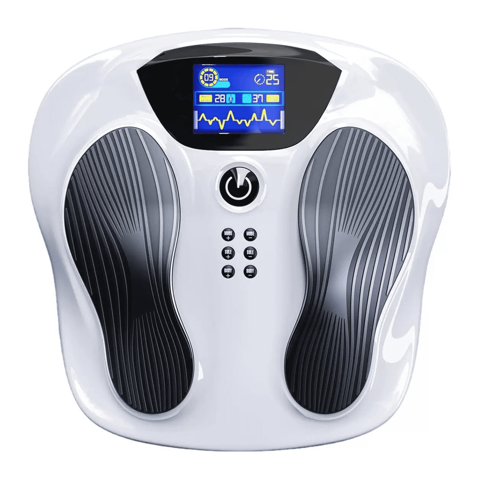 Terahertz EMS Foot Massager Pro 2 with TENS Pads, 99-Level Electric ...