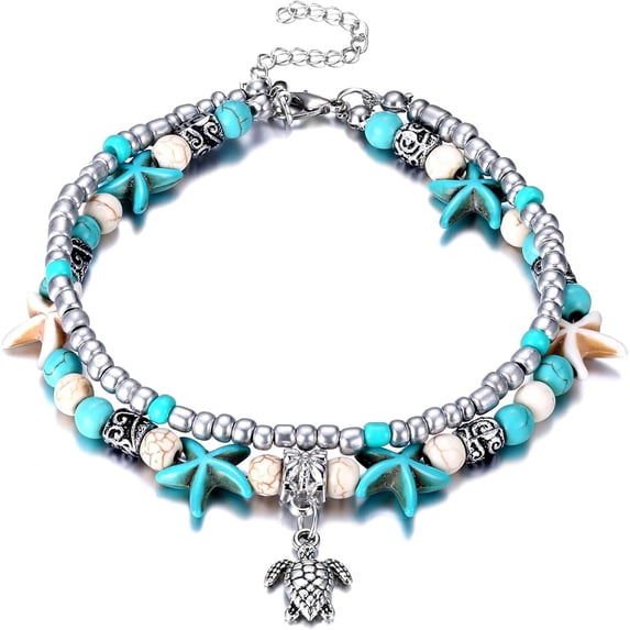 Terandius Puka Shell Anklet for Women Summer Natural Cowrie Adjustable ...