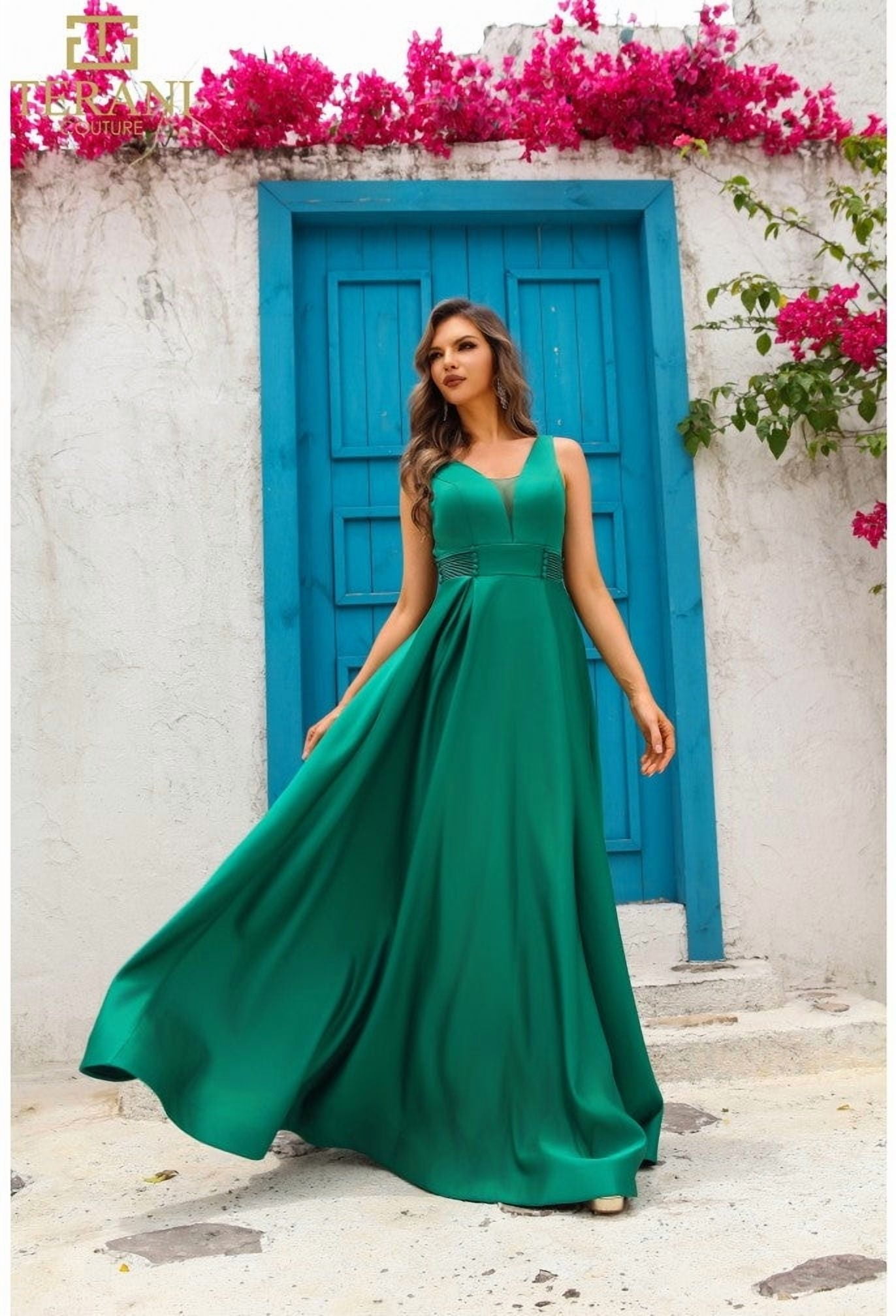Terani Couture 251P4113 A-Line Long Formal Prom 2026 Ball Gown Dress ...