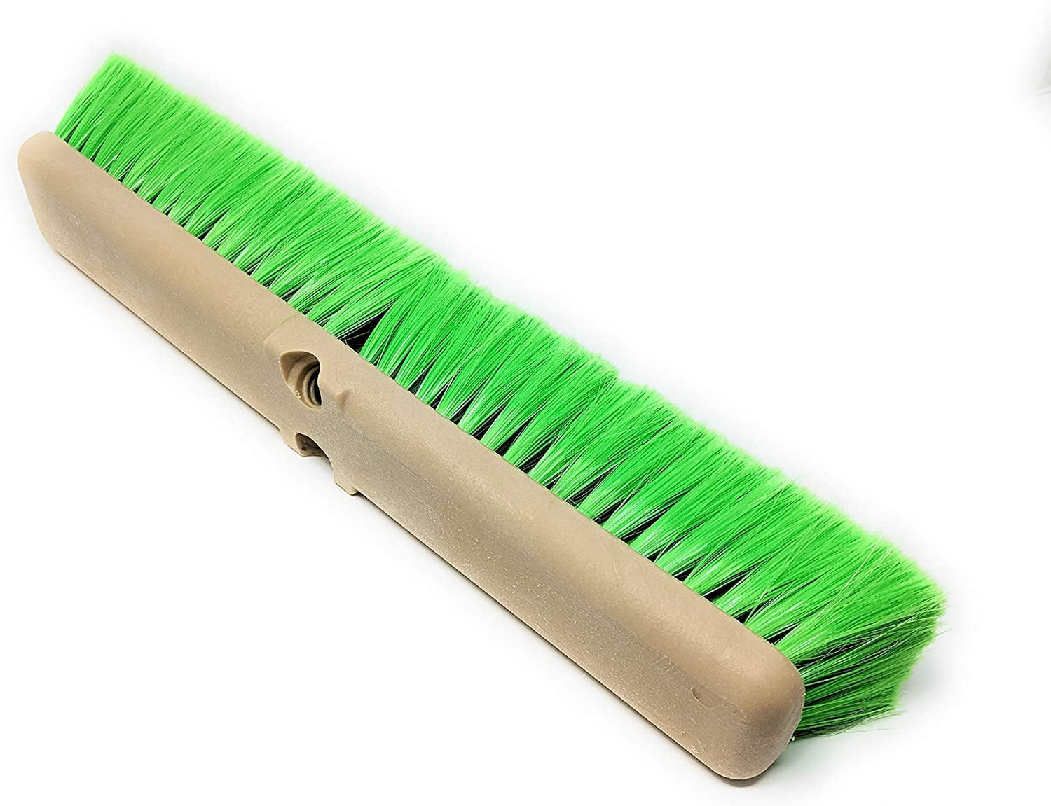 Teravan Green Obround Flow Thru Brush with Very Soft Bristles for Car ...