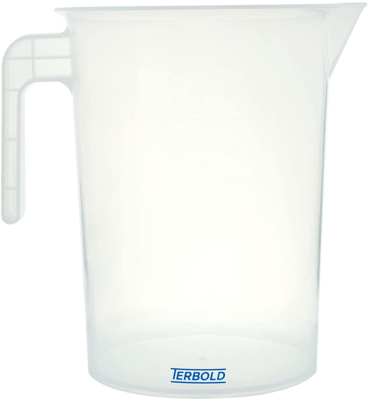 Terbold 5 Liter (5000ml) Clear Plastic Graduated Measuring and Mixing ...