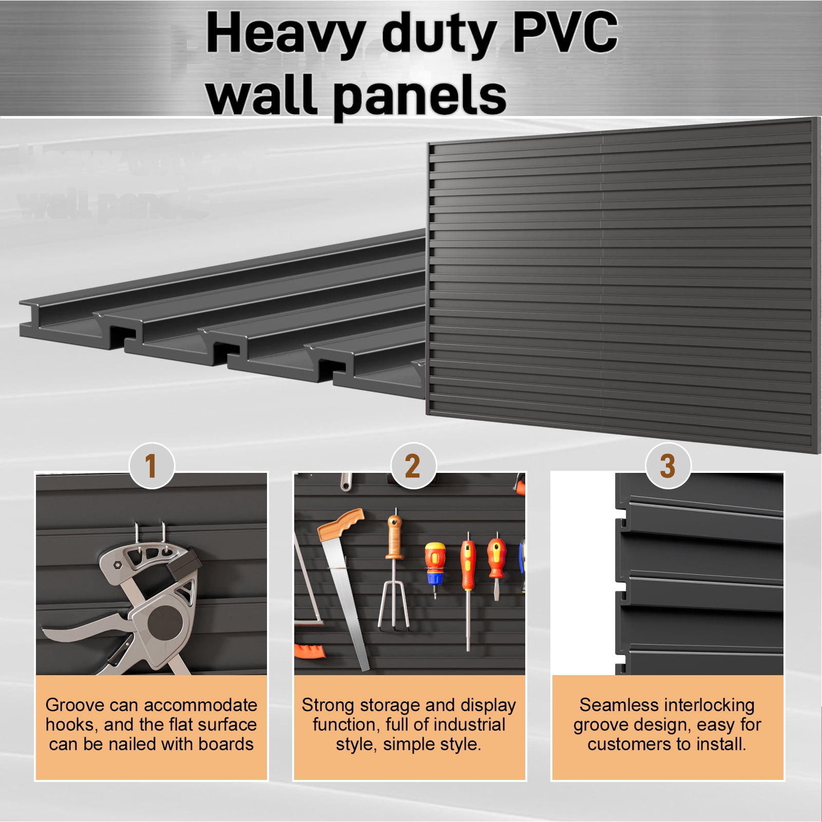 Tereitr Slat Wall Paneling Garage Slat Wall Storage Systems, Slatwall ...