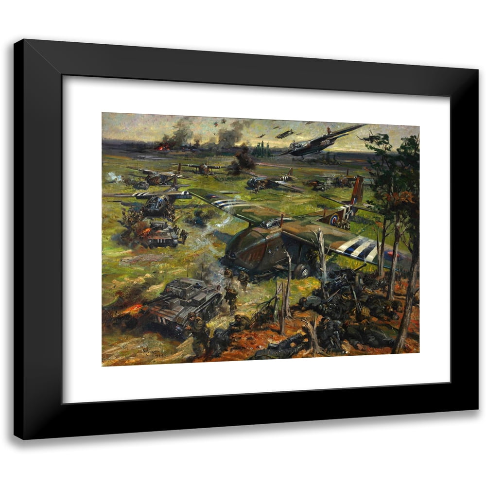 Terence Cuneo 18x15 Black Modern Framed Museum Art Print Titled ...