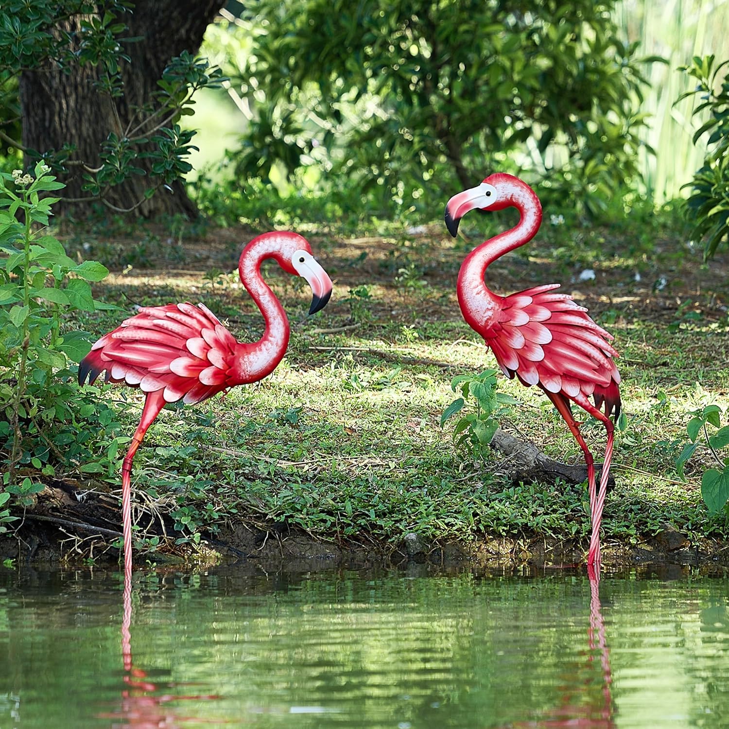 Summerfield Terrace TROPICAL TANGO FLAMINGO STATUE - Walmart.com