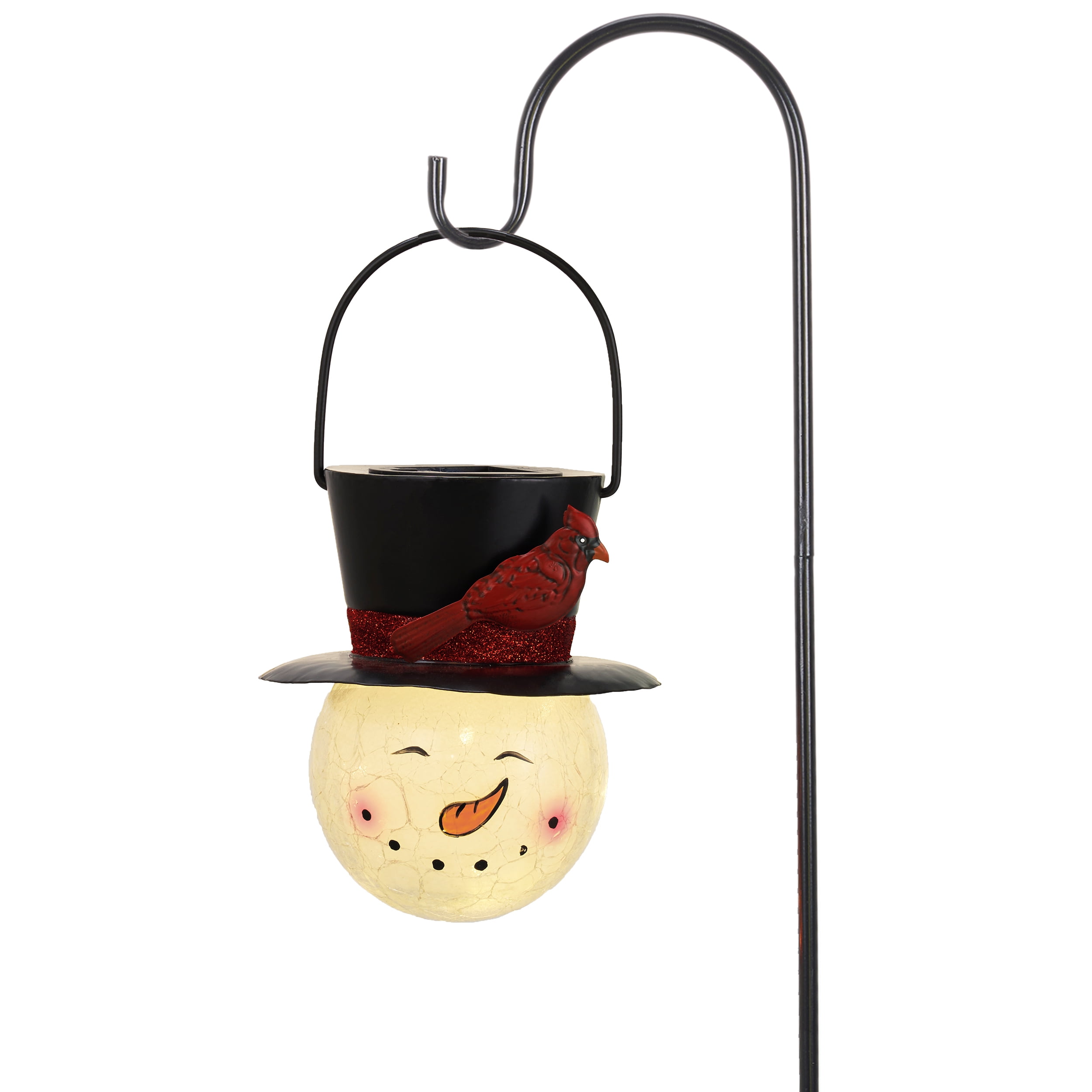 Teresa's Collections 36 inches Christmas Snowman Solar Garden Stake ...