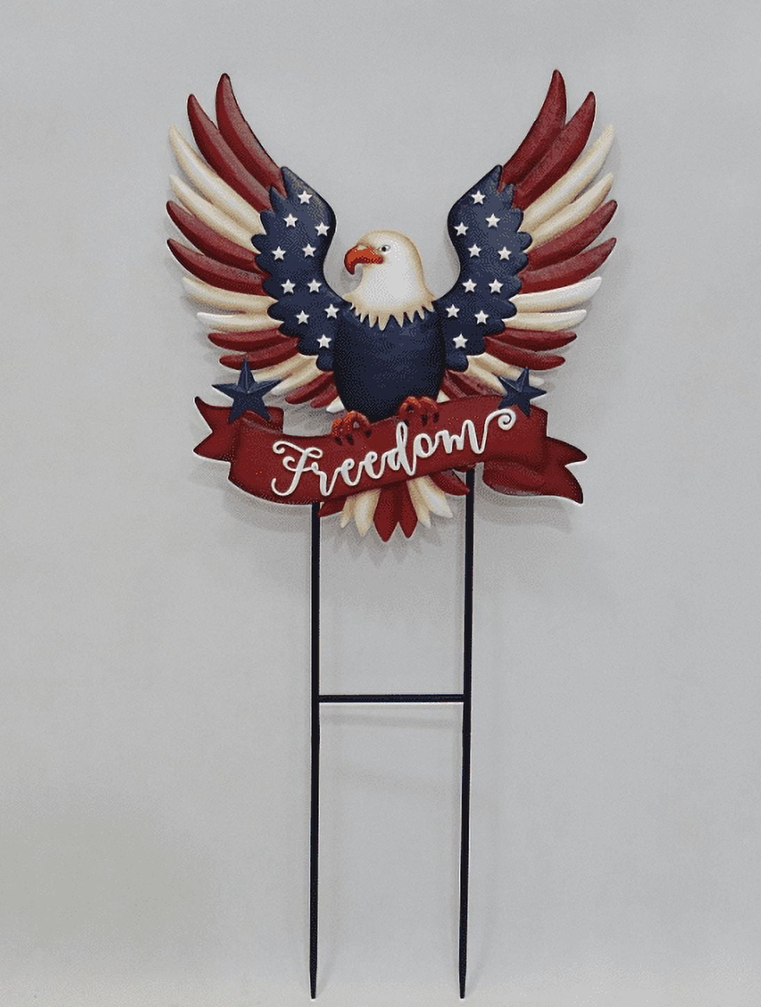 Teresa's Collections Eagle Garden Stakes,Patriotic Eagle Yard Stakes ...