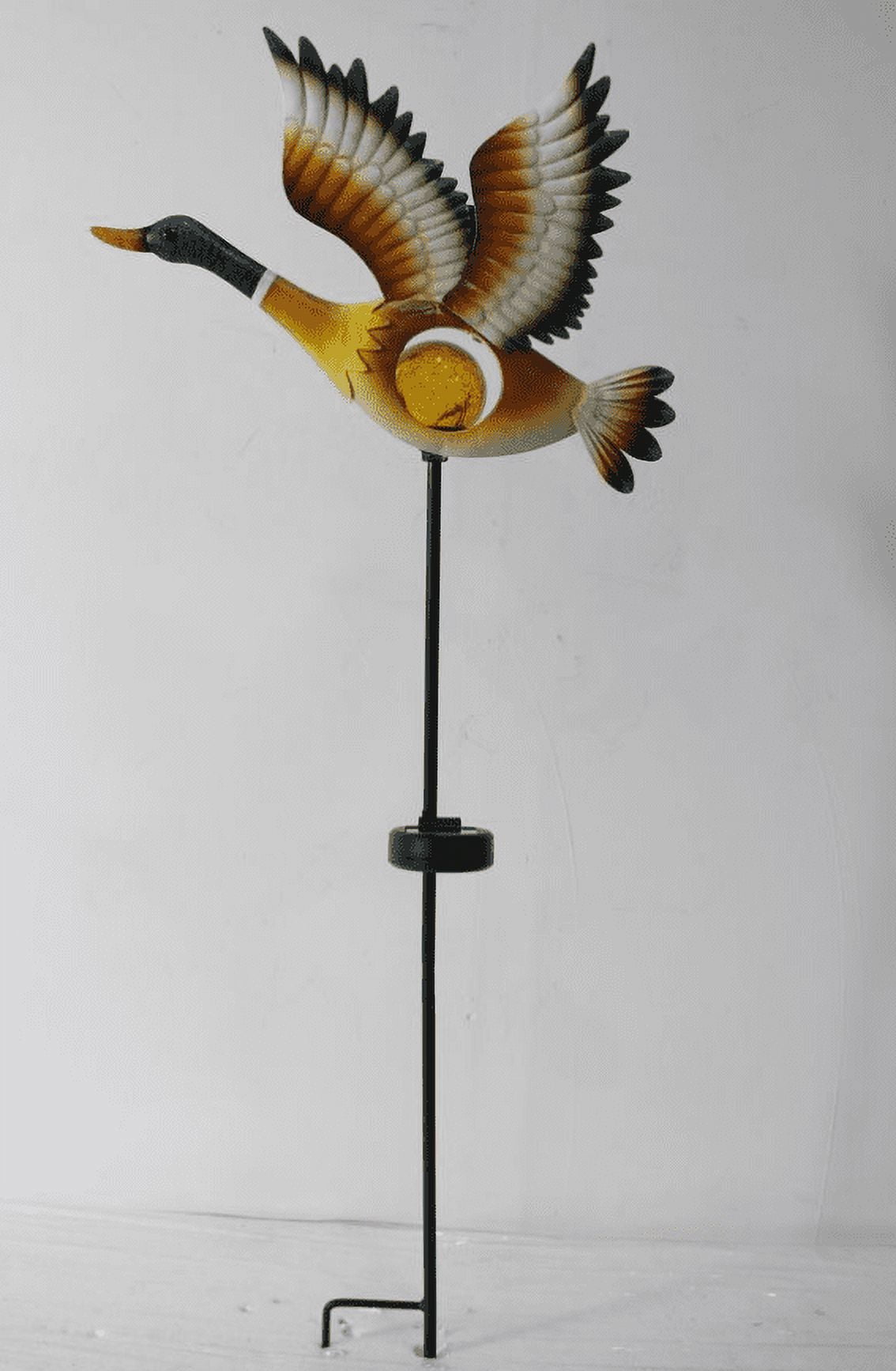 Teresa's Collections Mallard Duck Solar Garden Stake, bucolic Solar ...