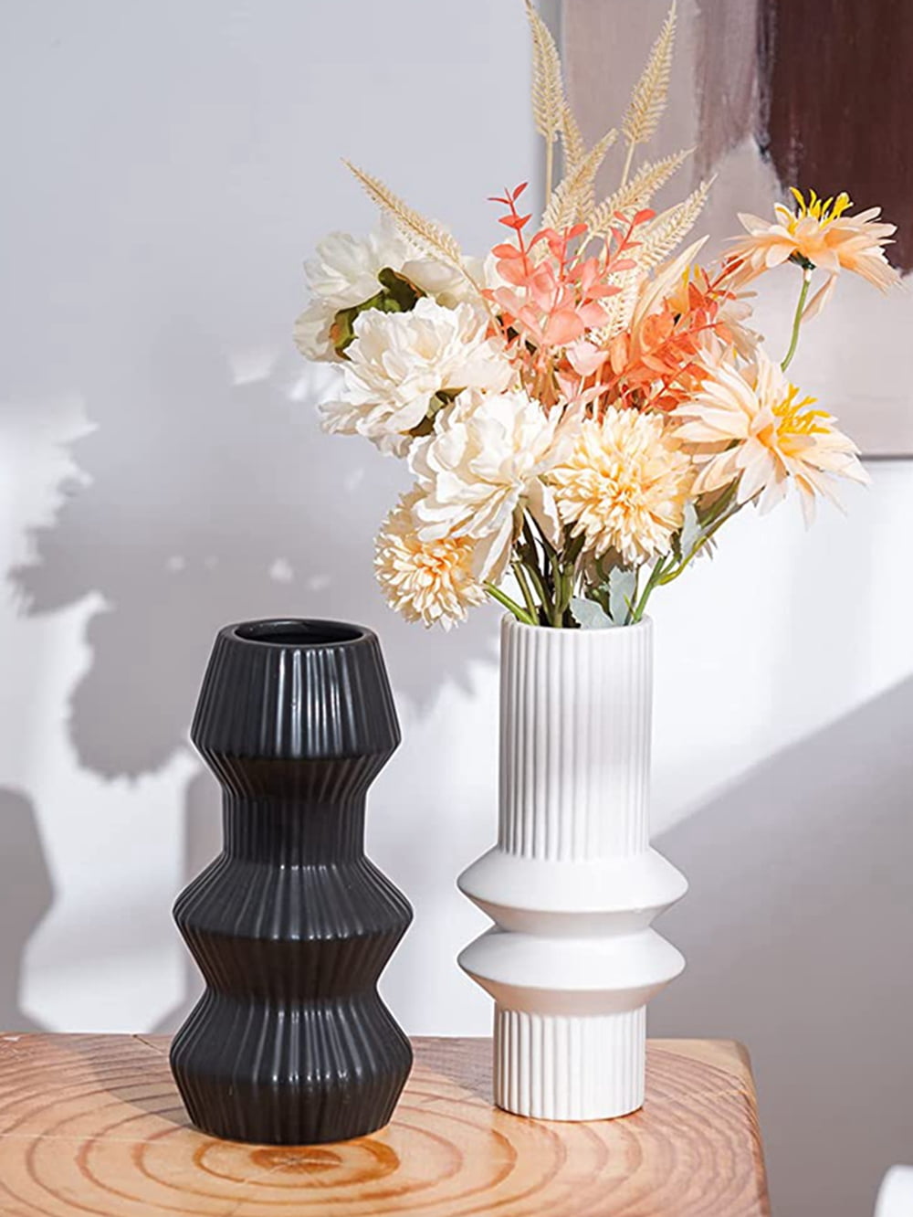 Teresa's Collections Elegant Modern Vases for Home Decor, Kitchen ...