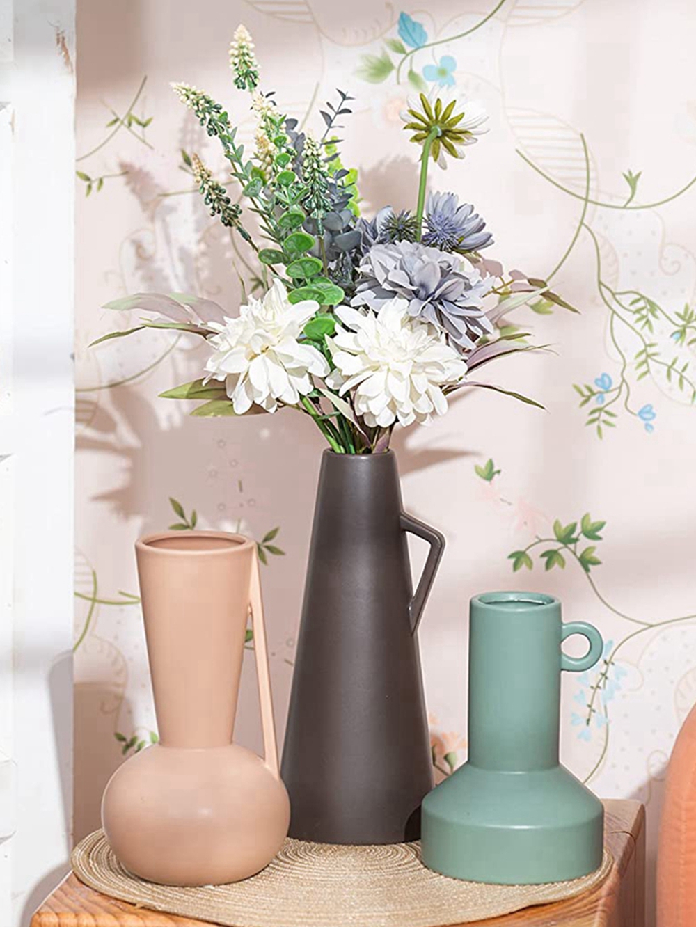 Urban Trends Collection: Ceramic Vase Polished Chrome Finish - Walmart.com