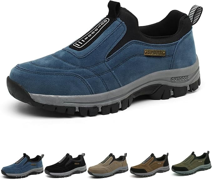 Teresad Shoes Men Comfortable Waterproof Orthopedic Walking Hiking ...