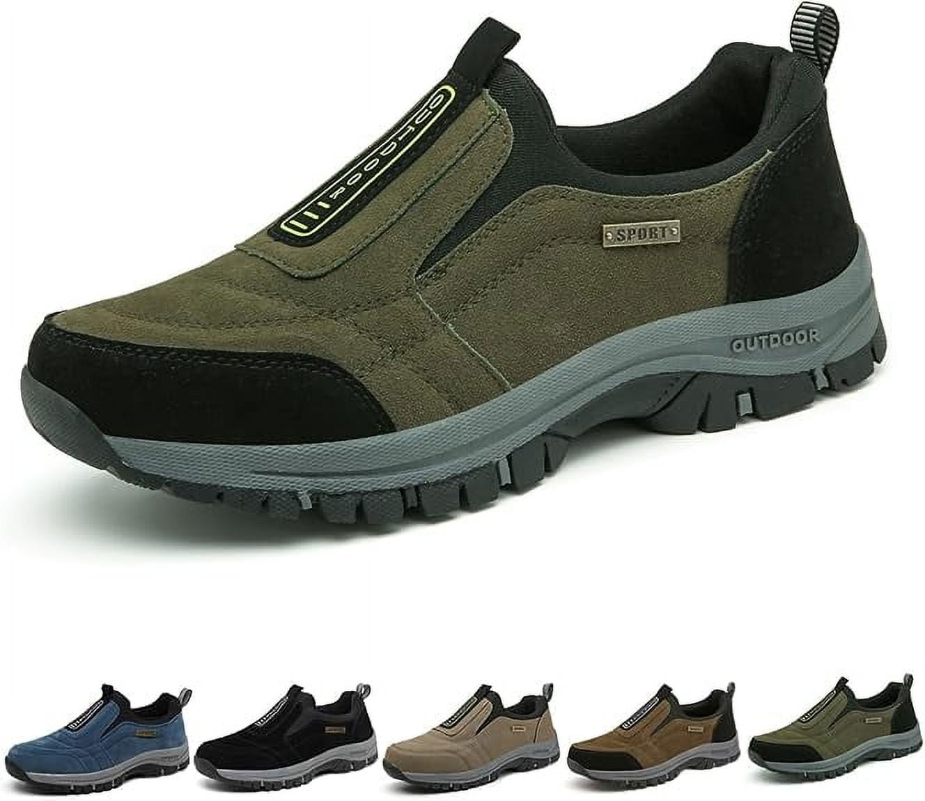 Teresad Shoes Men Comfortable Waterproof Orthopedic Walking Hiking ...
