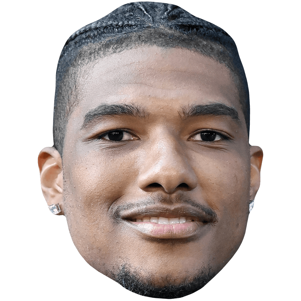 Terique Owens (Goatee) Celebrity Mask, Flat Card Face, Fancy Dress Mask ...