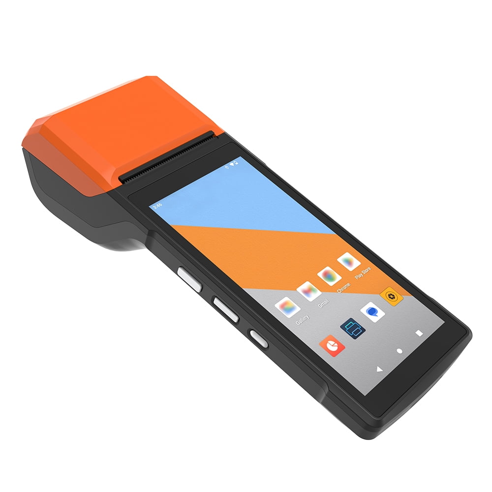 Terminal,13 Pda Battery Pos Screen Android Terminal 5.5'' Receipt Handheld 5.5'' Receipt Printer ...