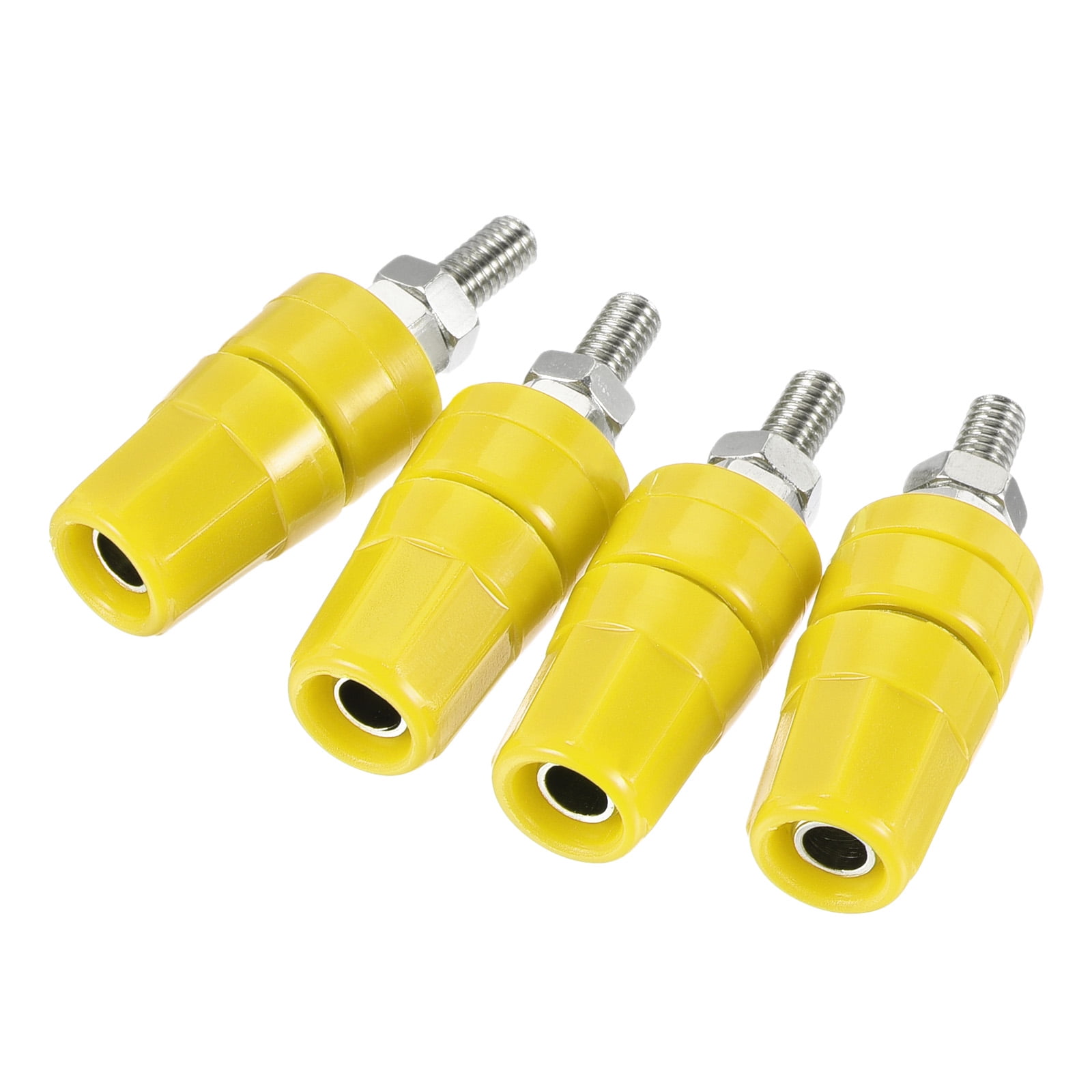 Terminal Binding Post Amplifier Terminal Connector Jack Speaker Yellow ...