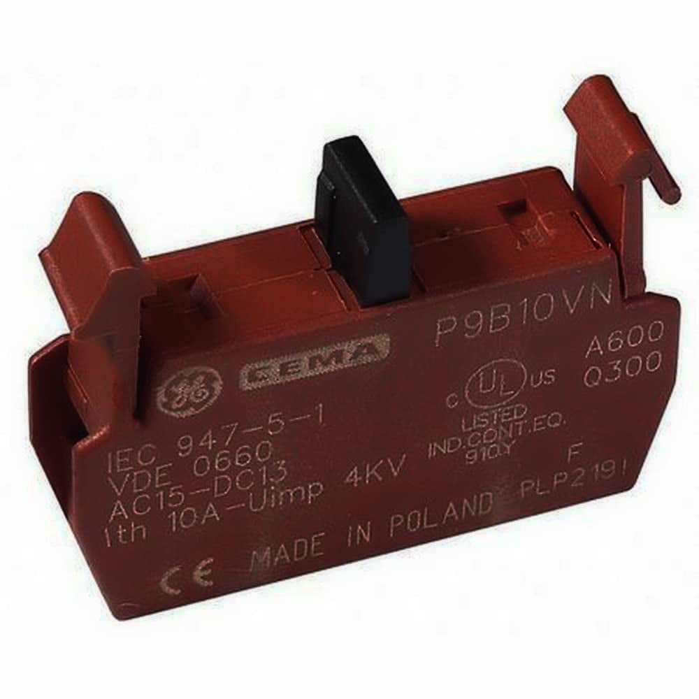 Terminal Block, 1NO, 22mm, Red, Connector, Plastic - Walmart.com