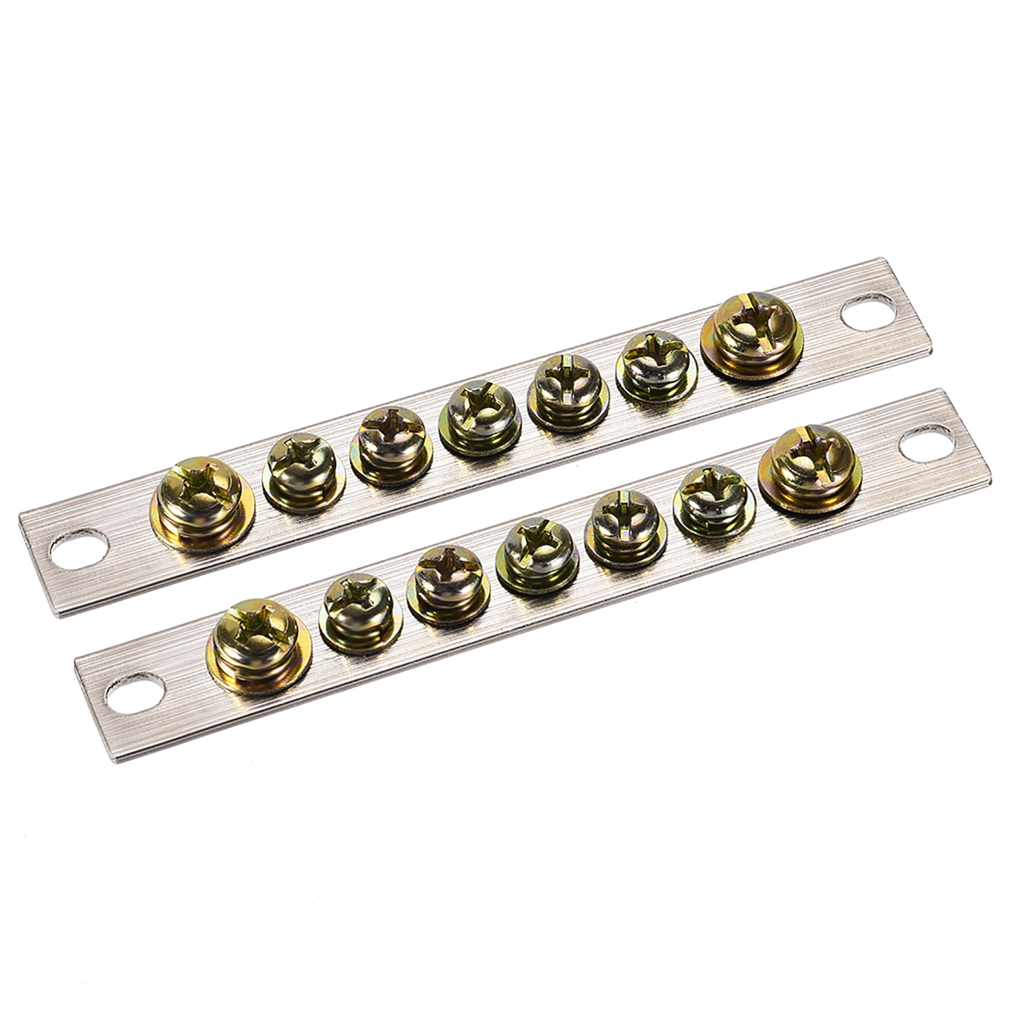 Terminal Block Connector Bar 7 Positions Single Row Ground Wire ...