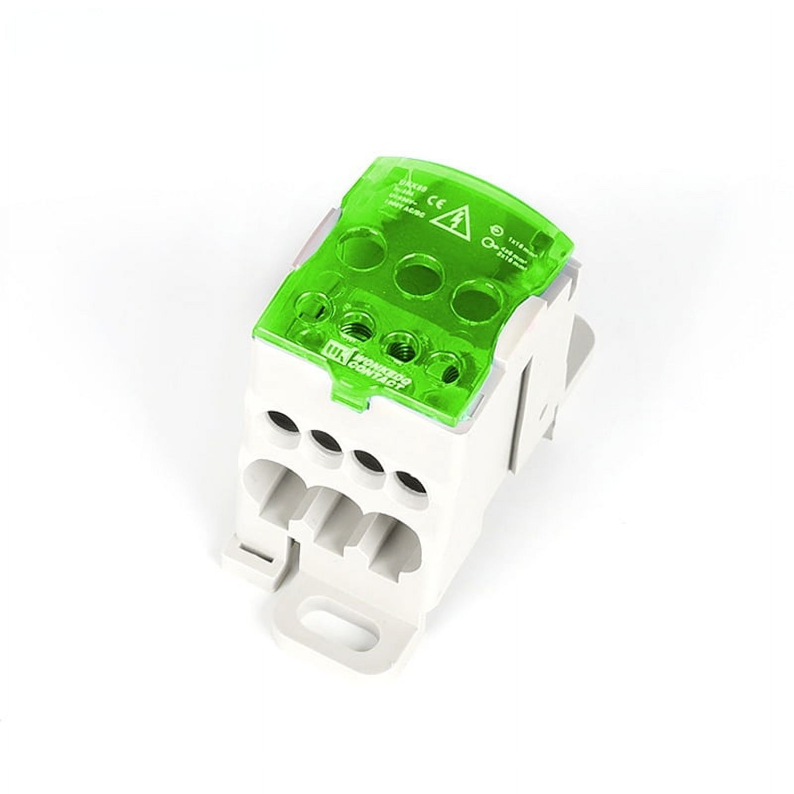 Terminal Block UKK80A Electric Wire Connector 1 in many Out Din Rail distribution Wiring ...