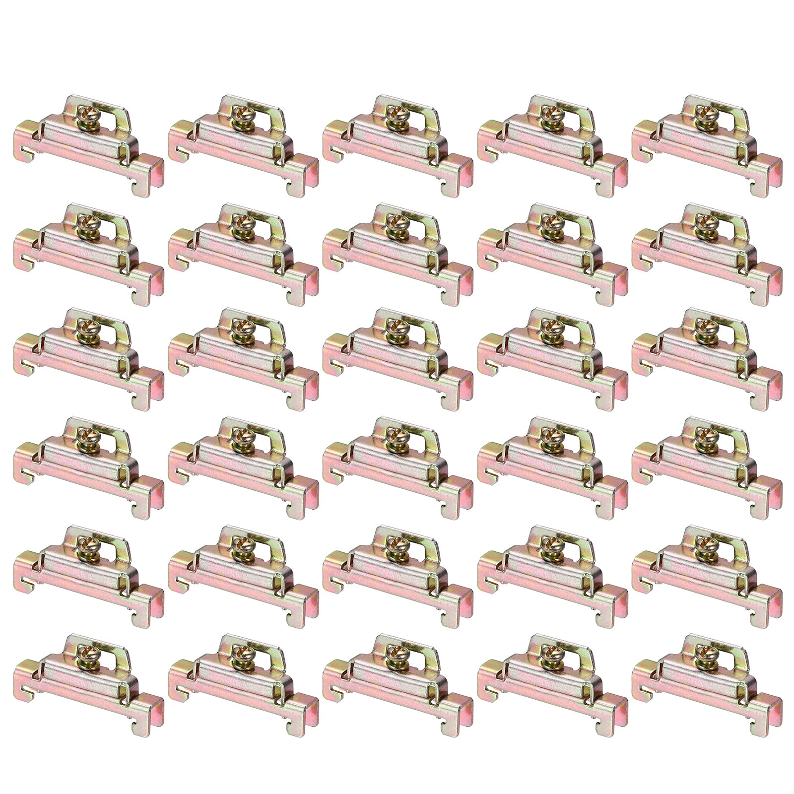 Terminal Blocks 30 Pack C45-2 Rail Mount Fuse Holder Screw Terminal ...