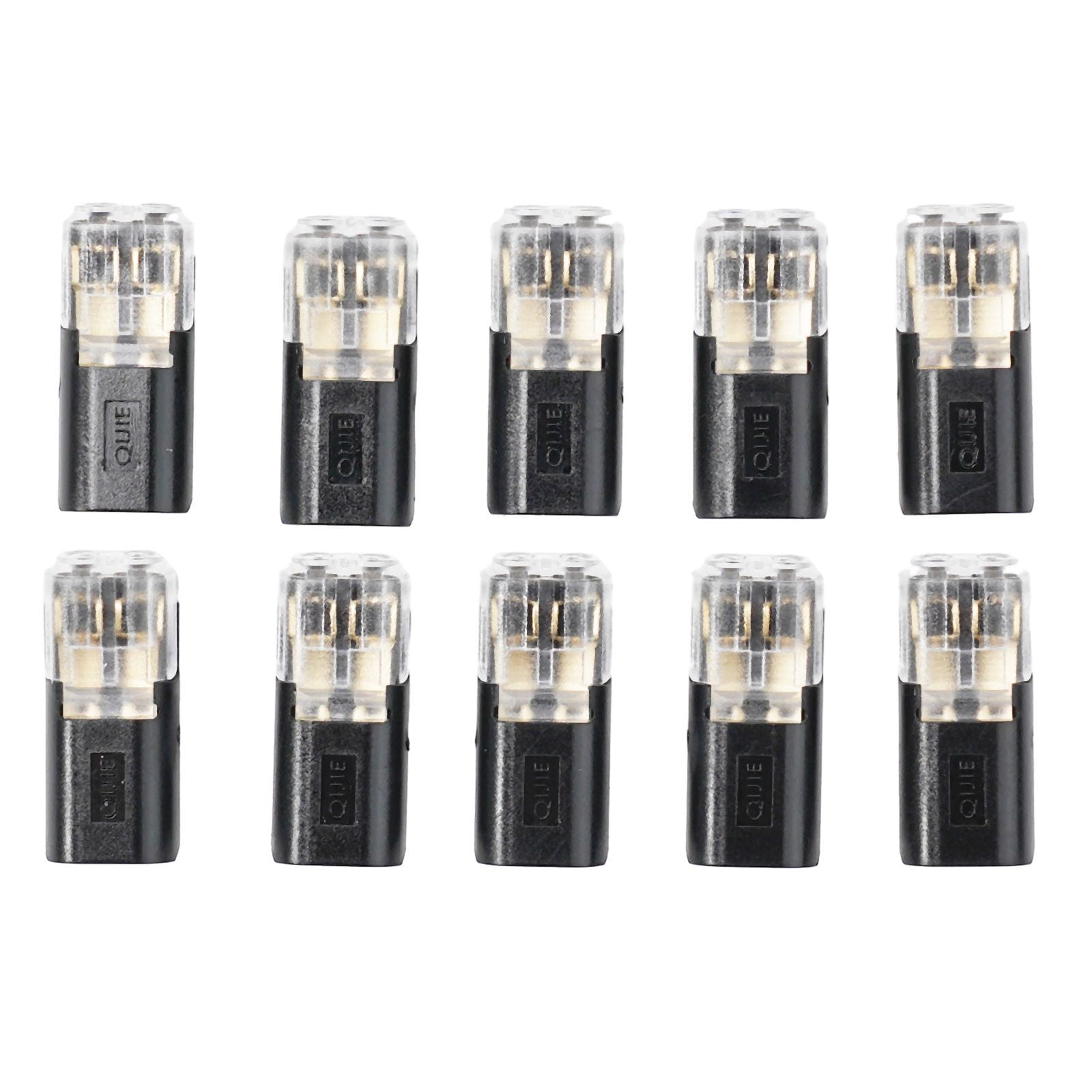 Terminal Blocks Connectors 10Pcs 2-Pin Cable Crimp Puncture Connection ...