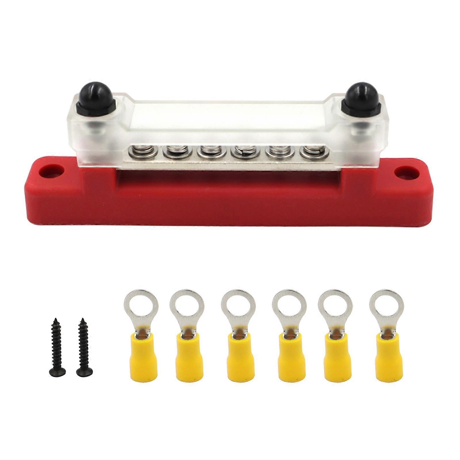 Terminal Bus Bar Ground Power Distribution Bus Bar with Cover for ...