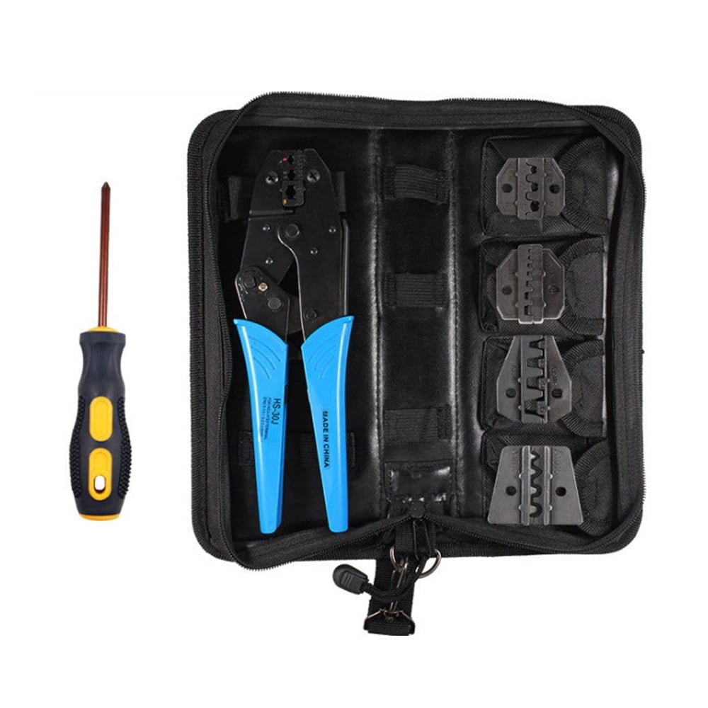 Terminal Crimping Pliers, Portable Bag Multi-clamp Crimping Pliers Set ...