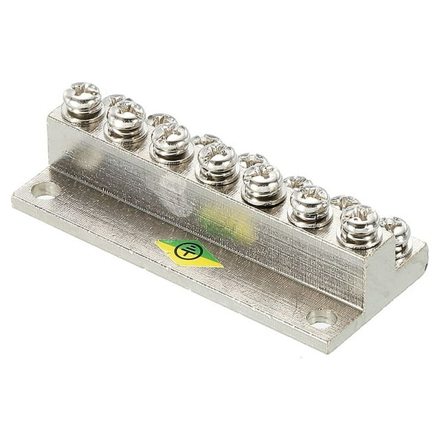 Terminal Grounding Bar Copper Strip 14 Positions for Electrical ...