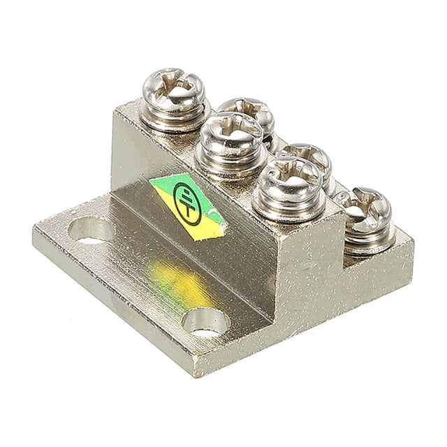 Terminal Grounding Bar Screw Copper Strip 6 Position for Electrical ...