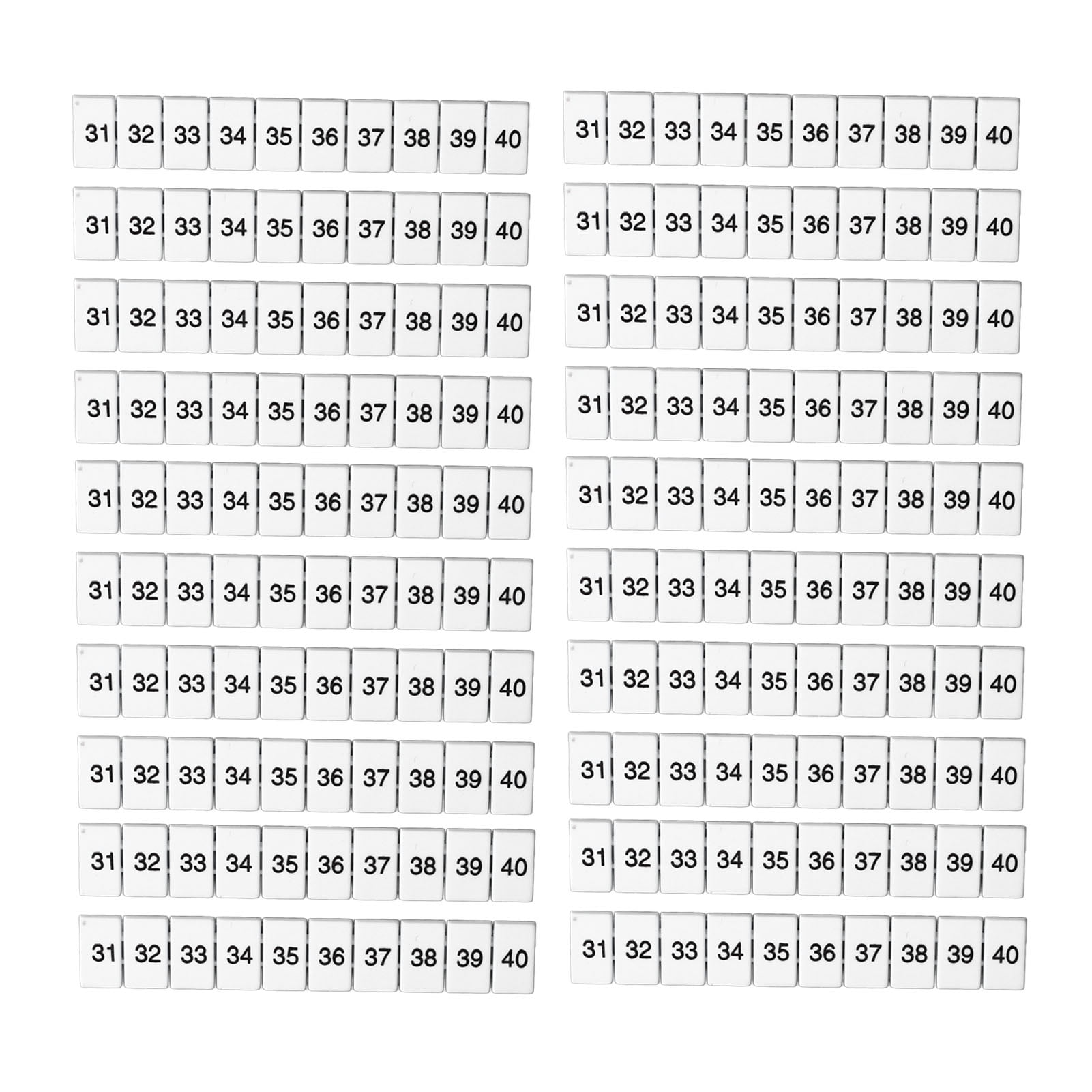 Terminal Marker Strip, 100Pcs Heat Resistant Nylon Labels, Marking Tags ...