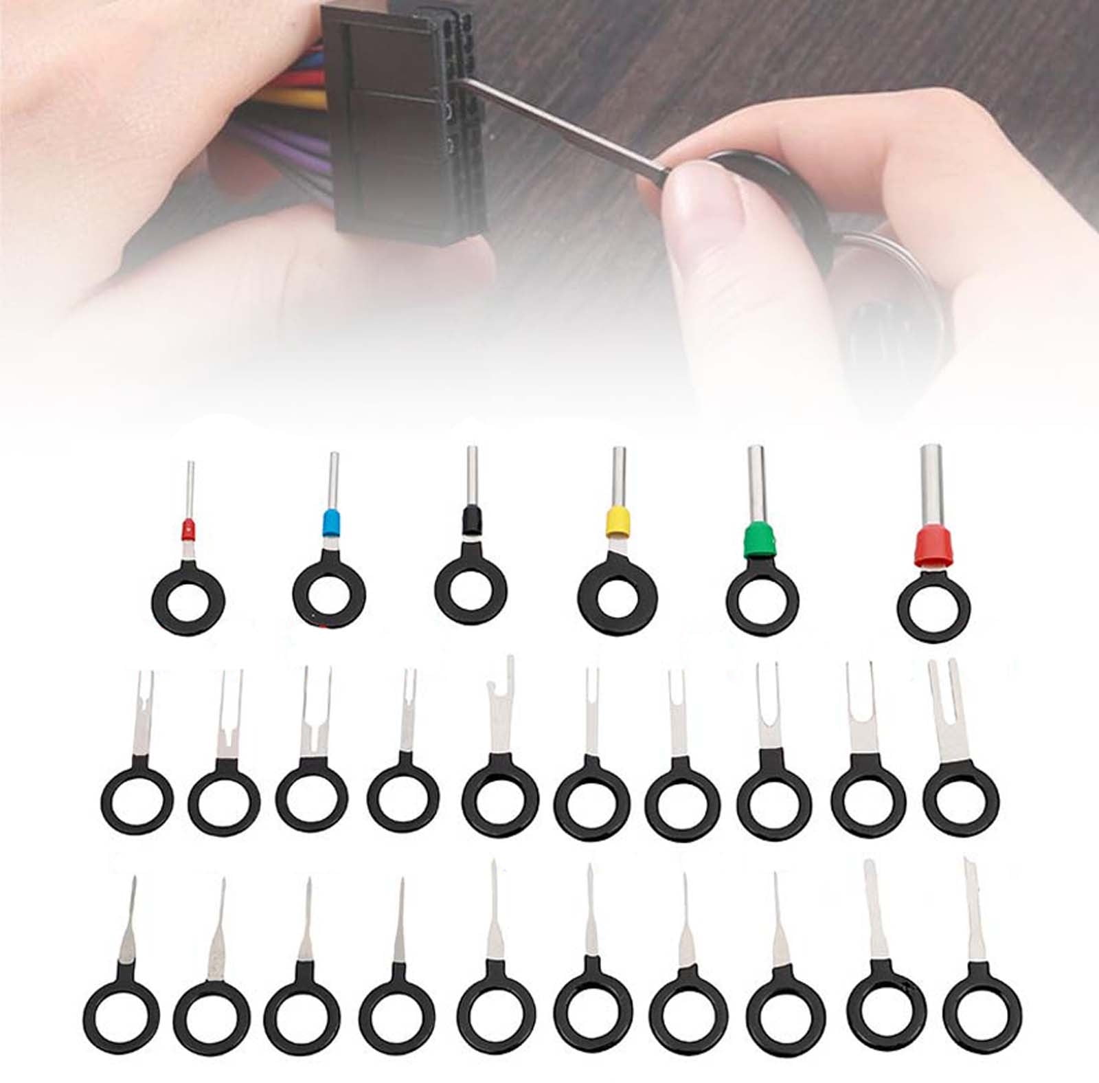 Terminal Pin Retractor Tool Kit – 11-Piece Push Pin Pusher & Hardware ...