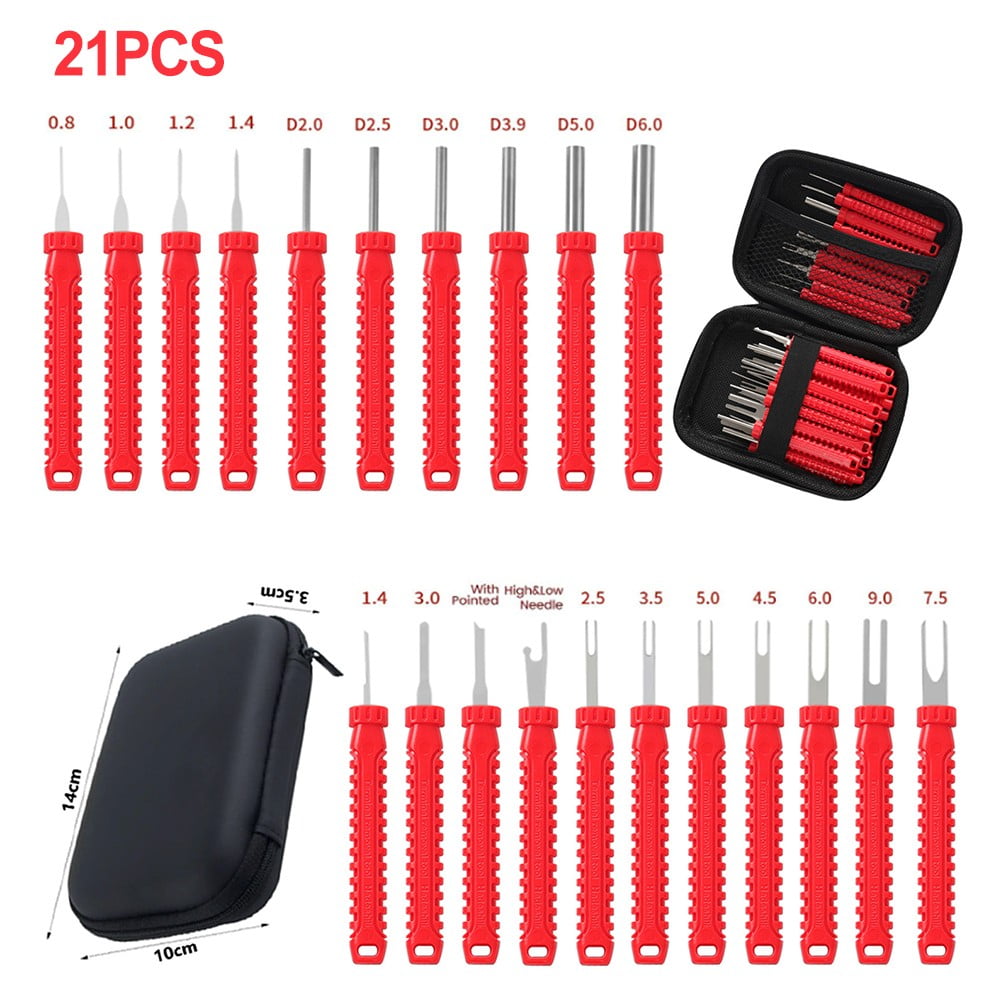 Terminal Removal Tool Kit Electrical Pin Extractor Connector Depinning ...