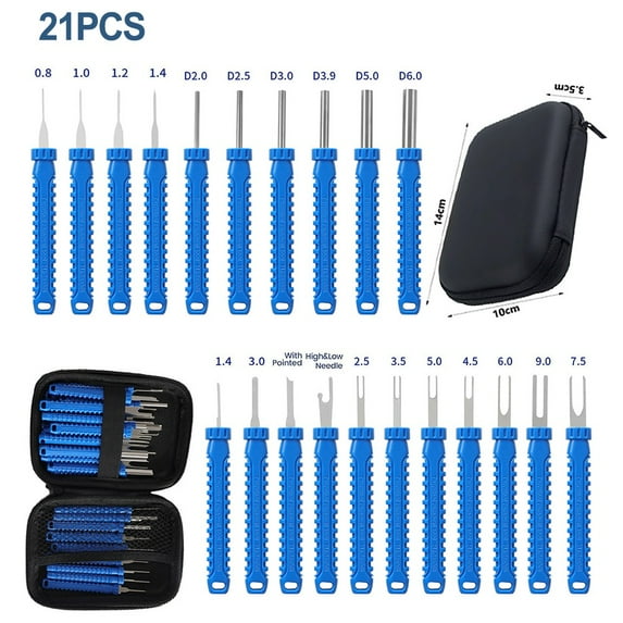 Terminal Removal Tool Kit Electrical Pin Extractor Connector Depinning ...