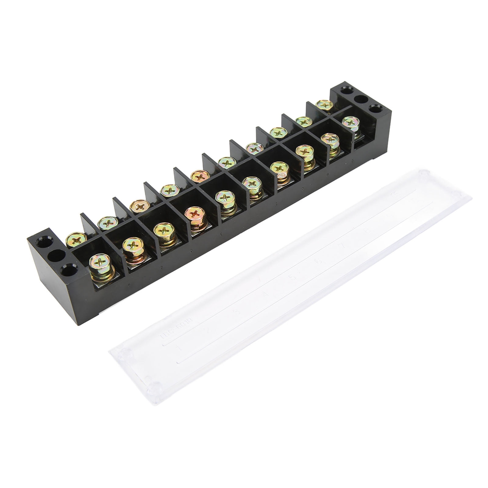 Terminal Strip Block 60a 600v Large Current Easy Wiring Ground Circuit Terminal Block 10