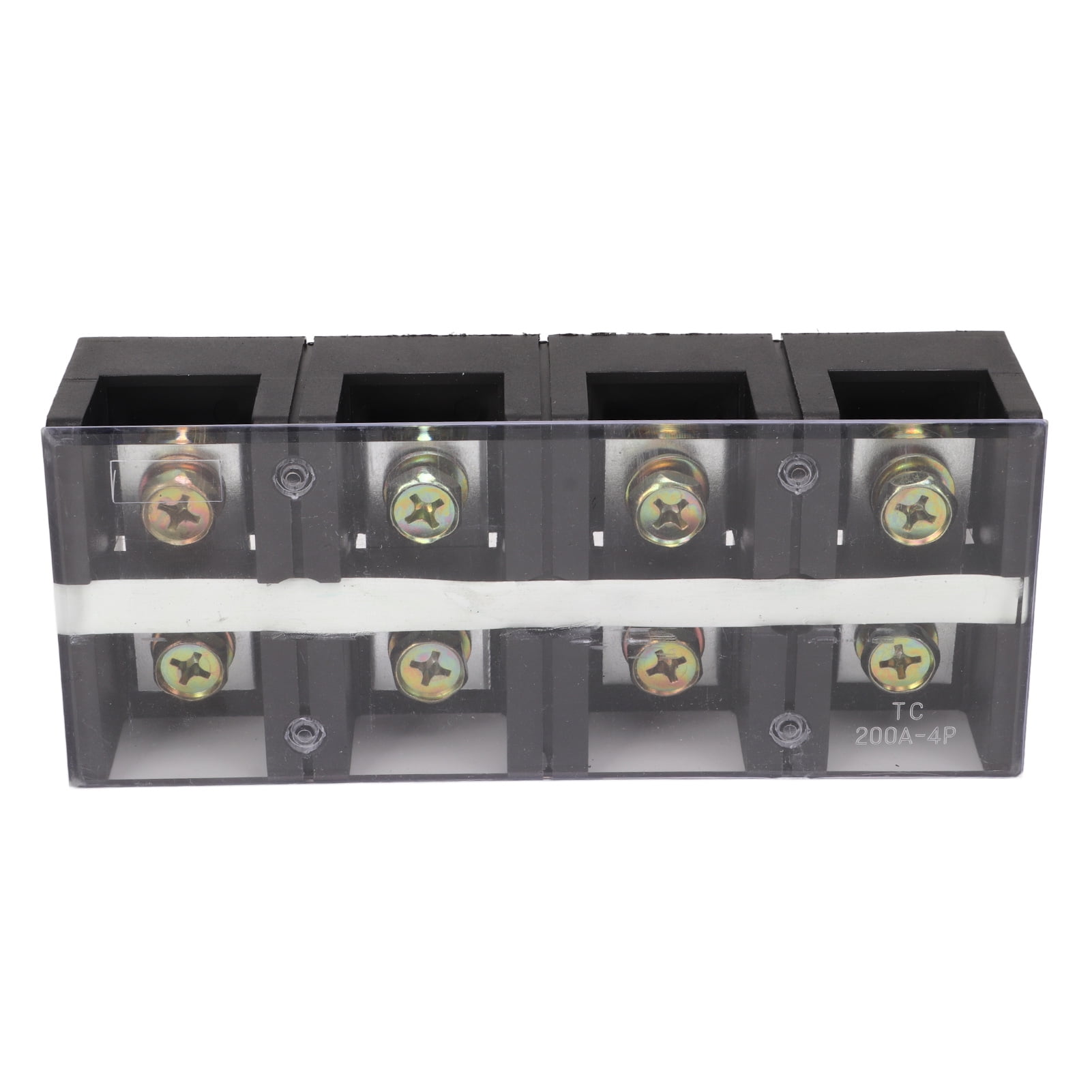 Terminal Strip Dual Row High Current Screw Terminal Block with PC Cover ...