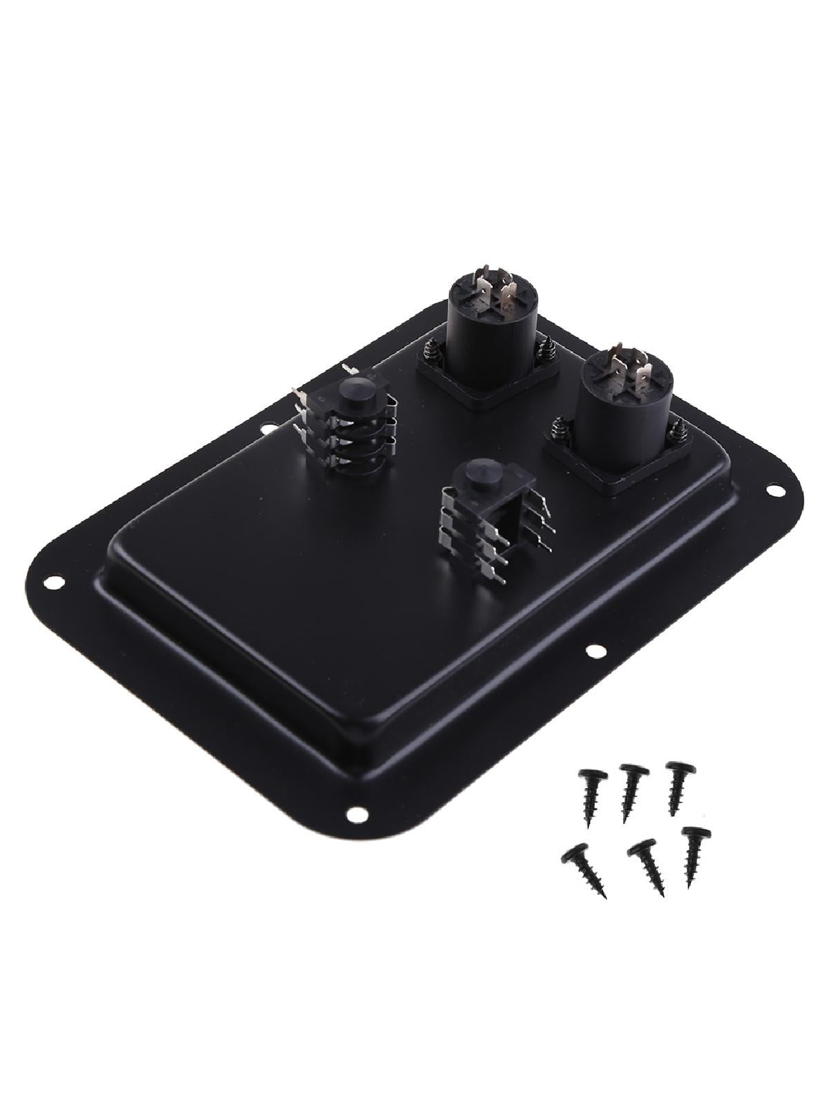 Terminal Wall Panel Plate Input Phono Chassis Socket Audio AV Adapter 4 ...