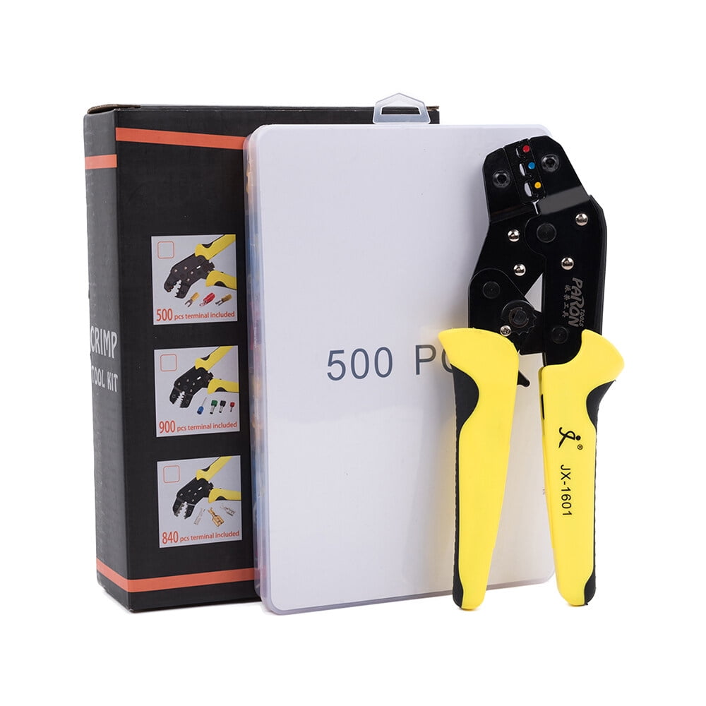 Terminals Crimper,Kit Of With 500pcs Male And Wire Terminals Male And ...