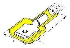 Terminals INSULATED COUPLER male 10-12 AWG (5 pieces) - Walmart.com