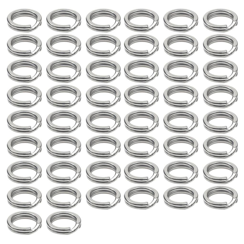 Terminals Tackles Connectors Fishing Split Rings Fishing Stainless ...