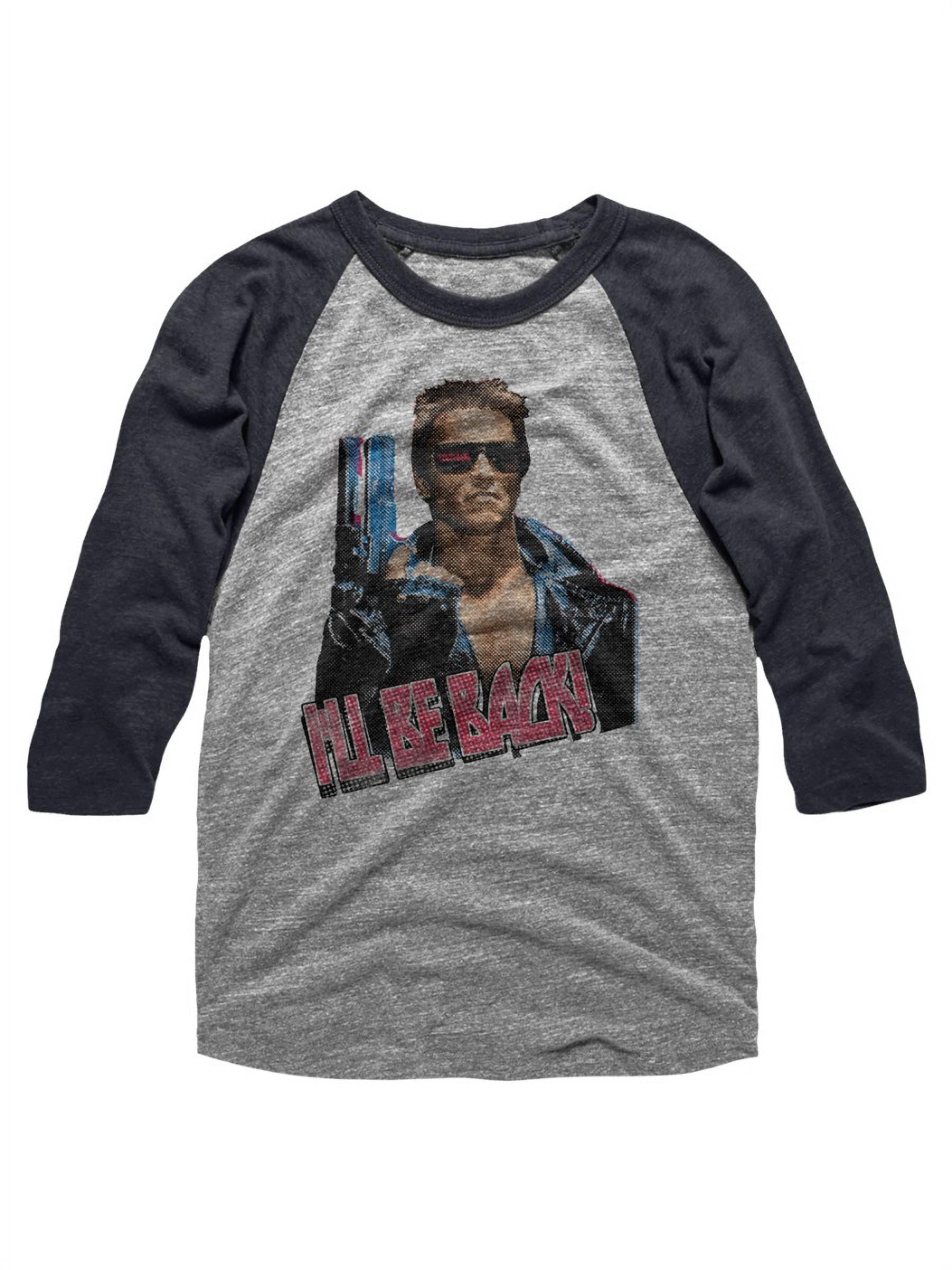 Terminator 1980's Scifi Action Cyborg Movie I'll Be Back Reglan Adult T ...