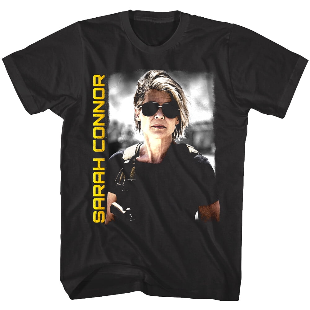 Terminator Dark Fate Sarah Conner Movie Poster Men's T Shirt Cyborg ...