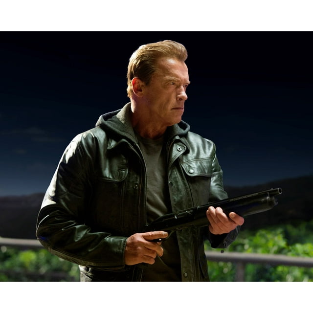 Terminator Genisys Arnold Schwarzenegger Holding Shotgun 24x36 Movie ...