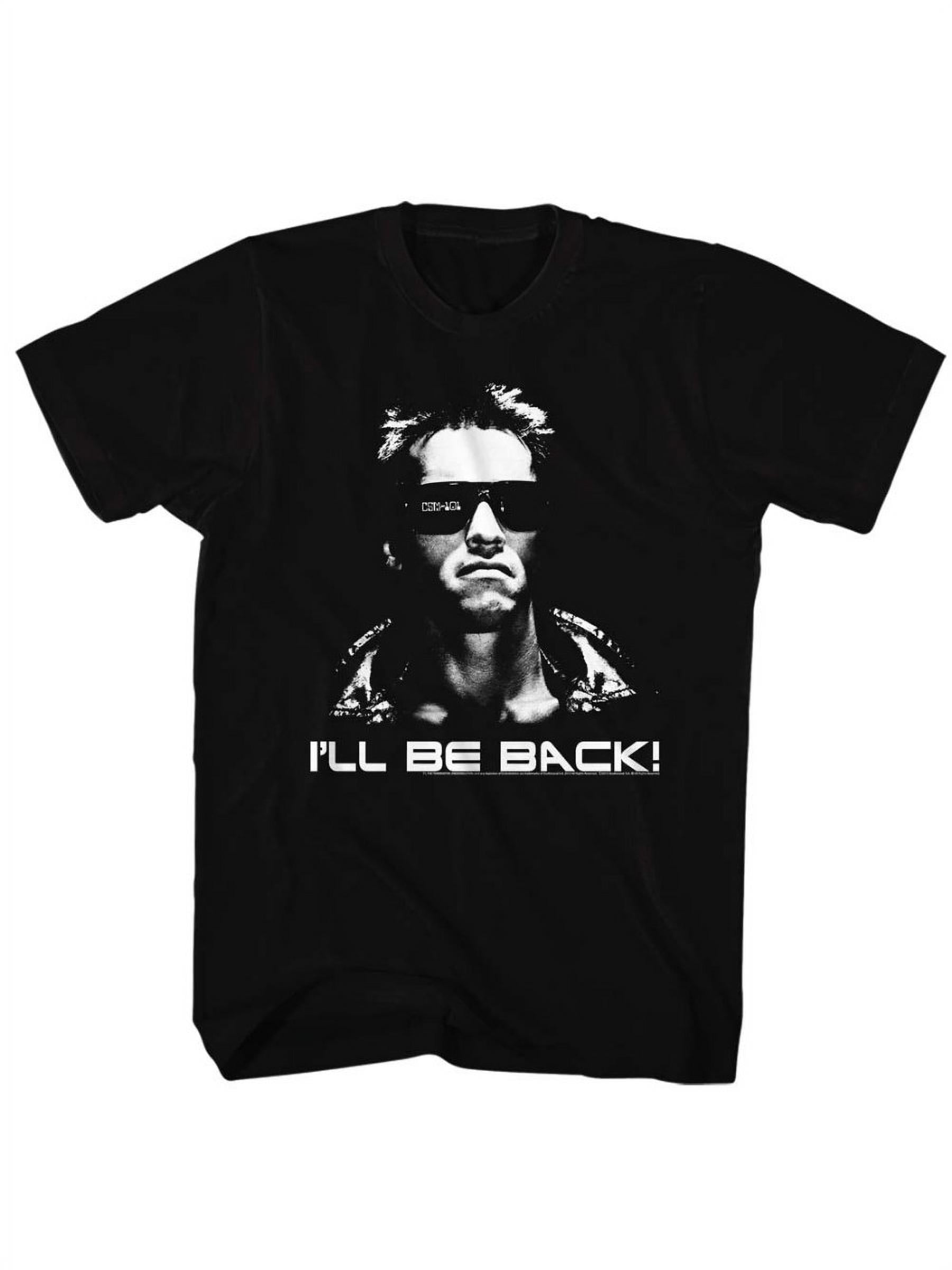 Terminator Movie SciFi Action Thriller I'll Be Back Adult T-Shirt Tee ...