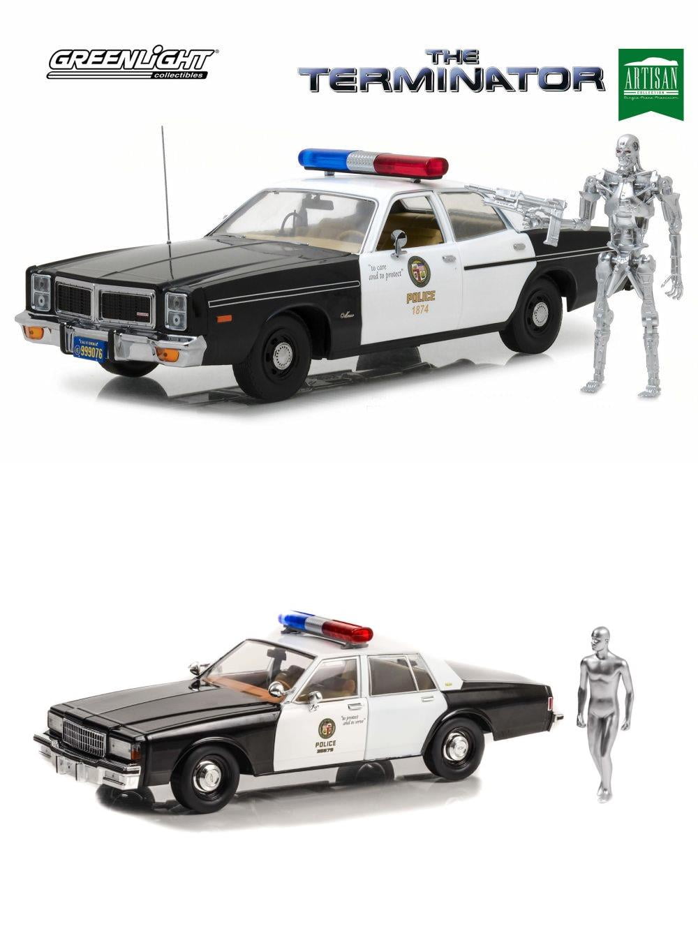 Terminator Police Car Diecast Car Package - Two 1/24 Scale Diecast ...