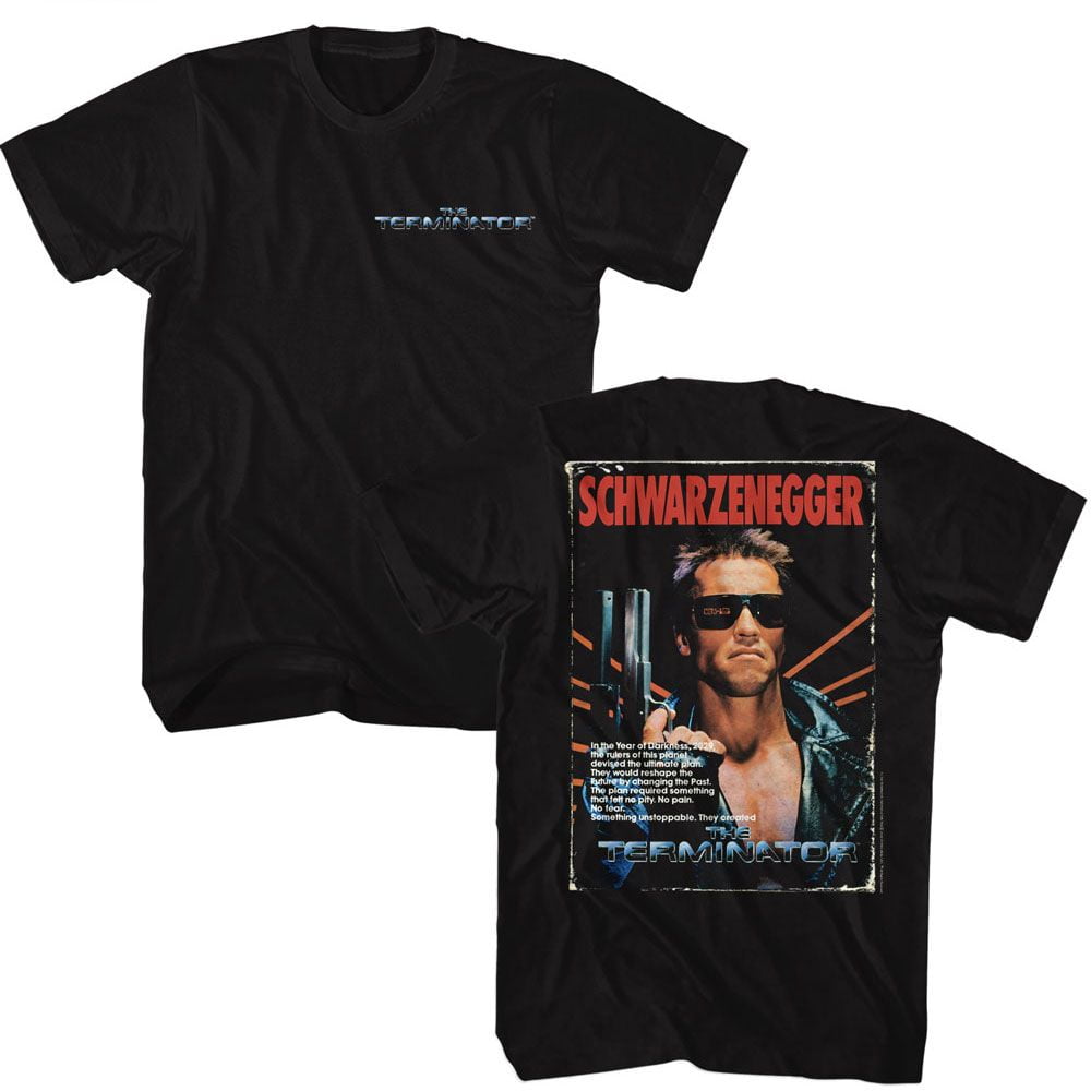 Terminator Poster F B Black Adult T-Shirt - Walmart.com