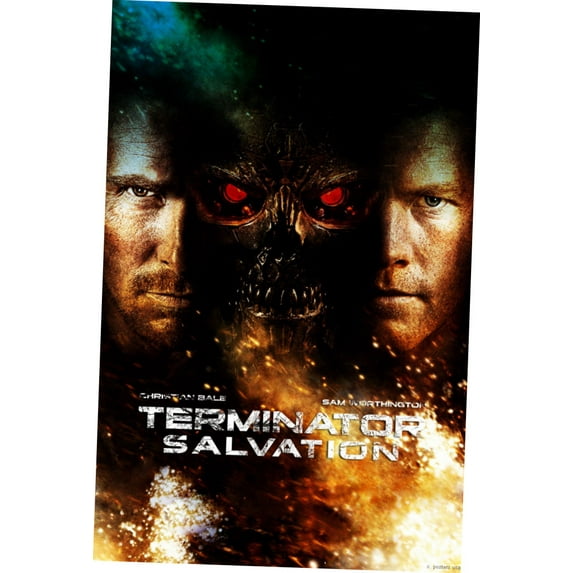 Terminator Salvation poster Metal Sign 8inx 12in Metal Print 8x12 ...