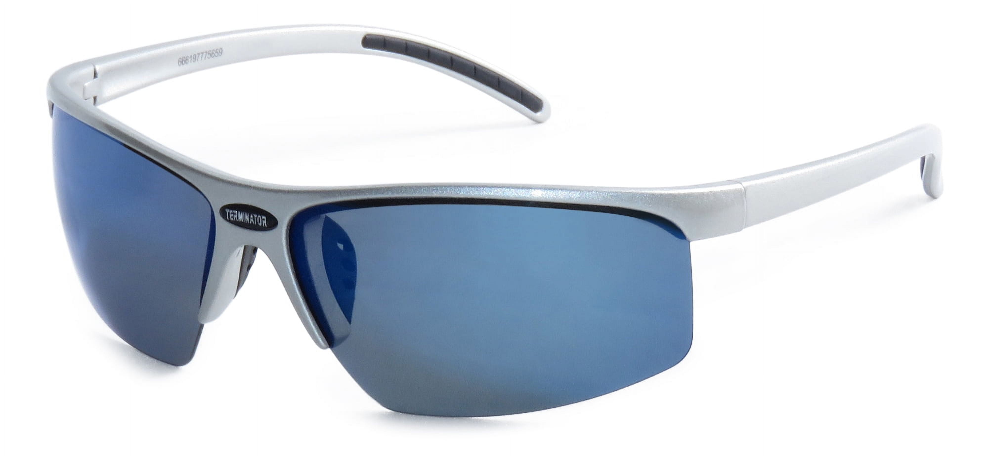Terminator Semi Frame Square Fishing Sunglasses - Walmart.com