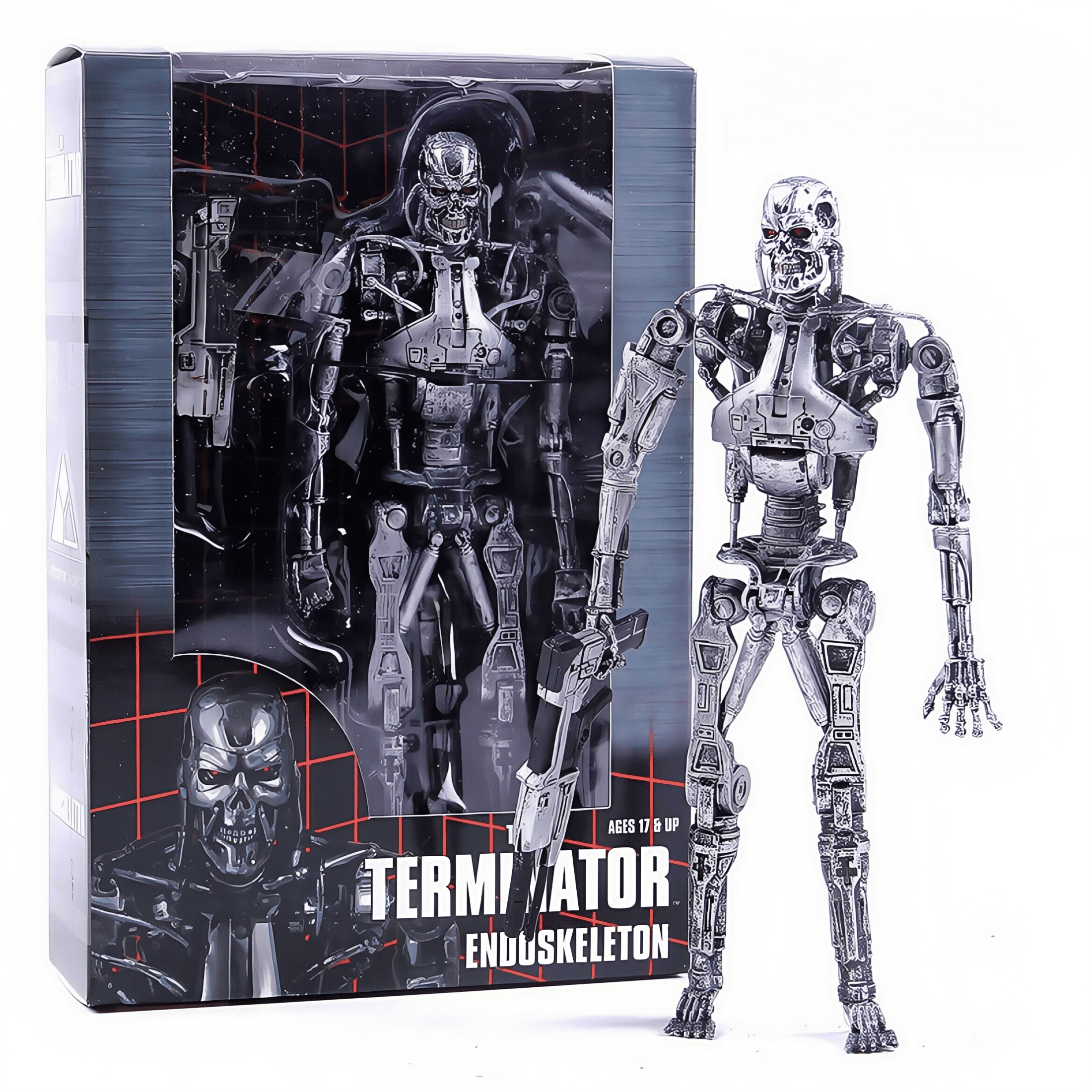 Terminator Themed T800 Skeleton & T1000 Mechanical Action Figure ...