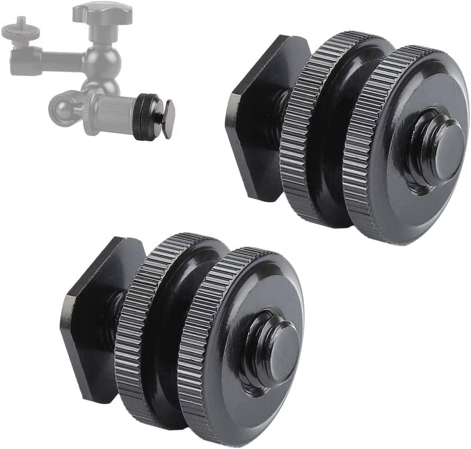 Ternel 2 PCS Hot Shoe Adapter Camera 1/4 Inch Thread Hot Shoe Adapter ...